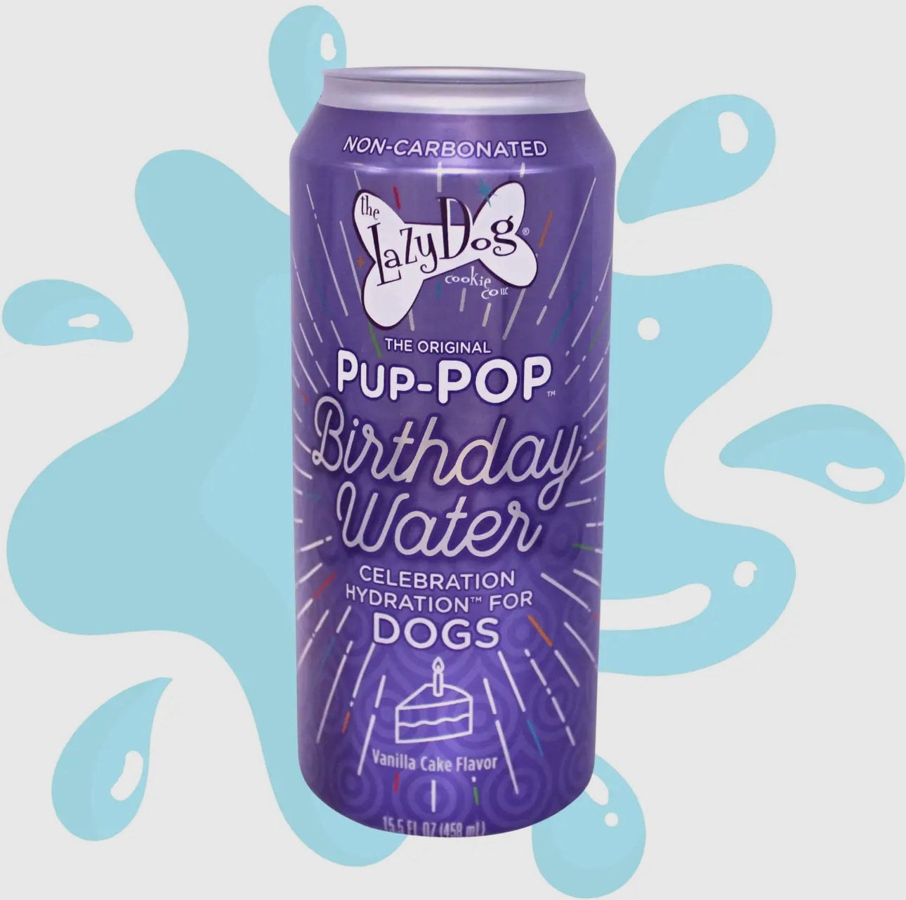 Pup-Pop Birthday Water | Love & a Dog